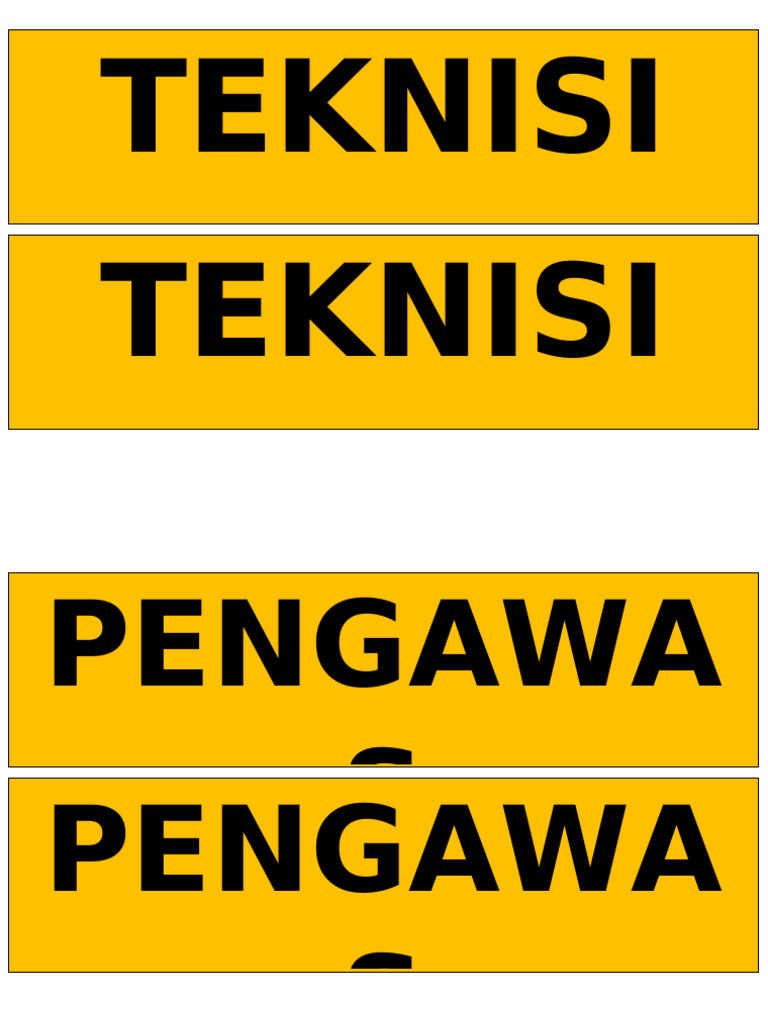 Papan Nama | PDF