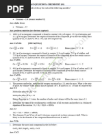Temascho Nsmq Questions 2024.PDF | PDF | Chemical Polarity | Force