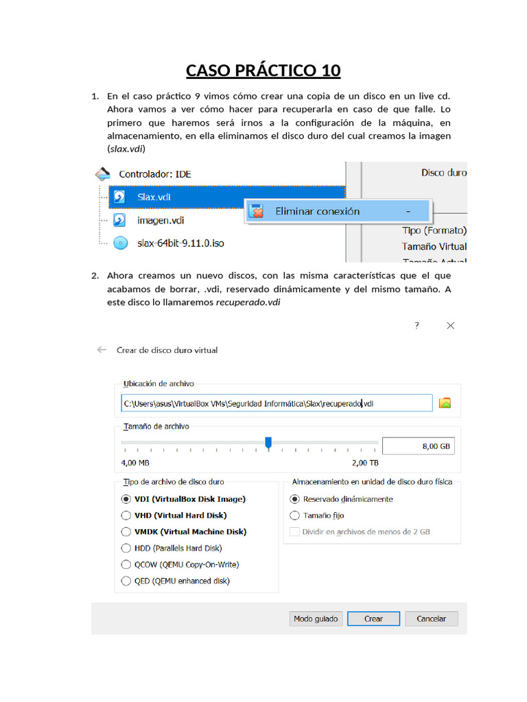 Caso Práctico 10 Tema 4 - Ismael Sierra | PDF