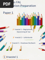 Afrikaans Grade 12 Study Guide | PDF | Verb | Grammatical Tense