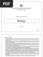 Y10 Cambridge IGCSE 0610 Biology Syllabus For Examination in 2026, 2027 ...