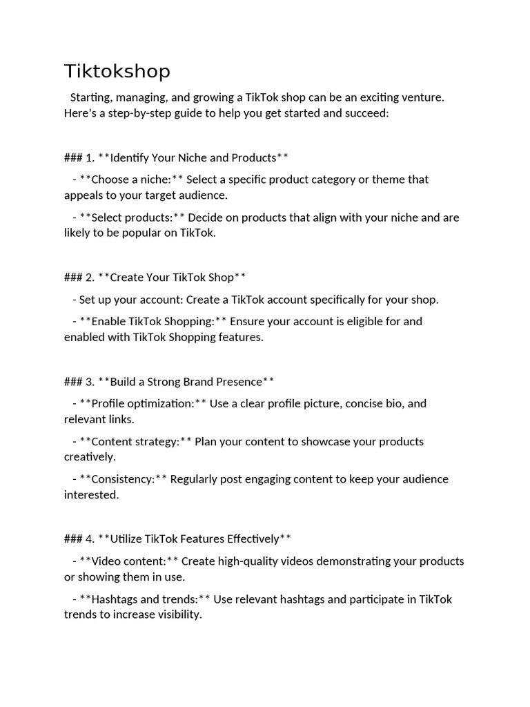 Tik Tok Shop | PDF | Analytics | Search Engine Optimization