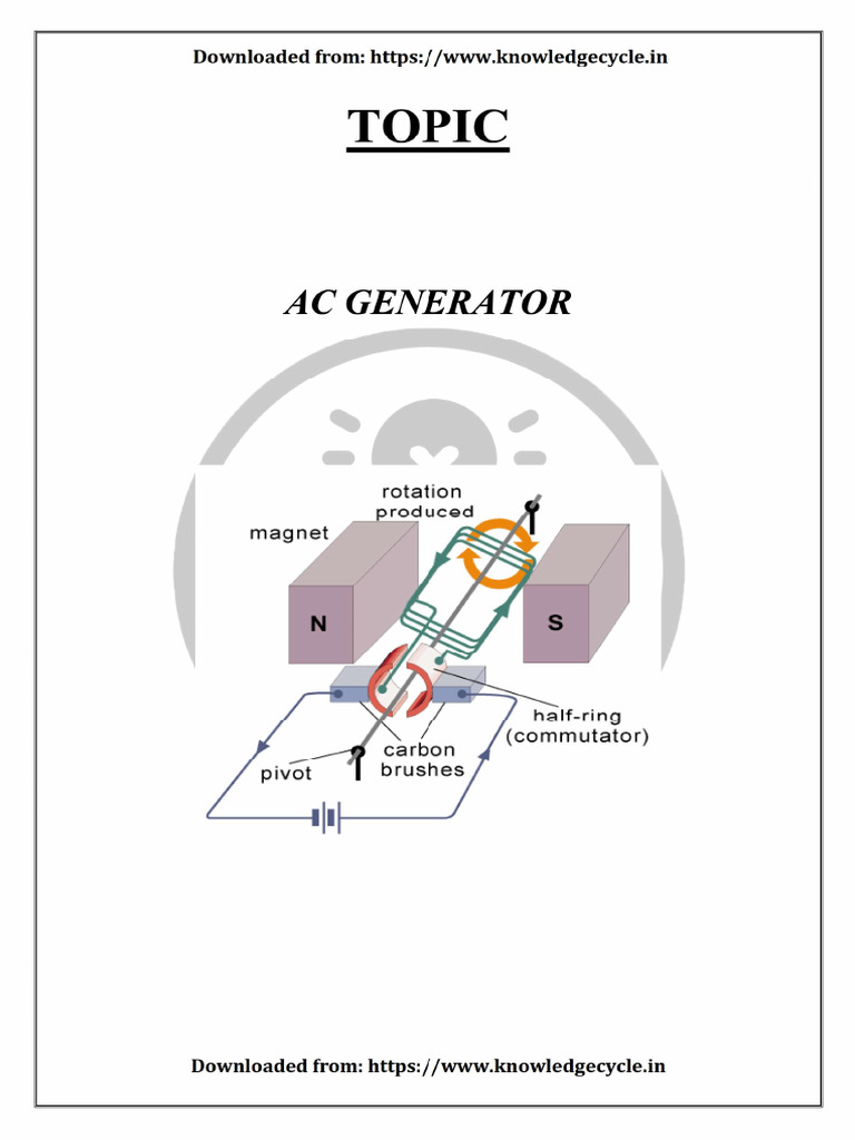 Electric Generator P Pdf