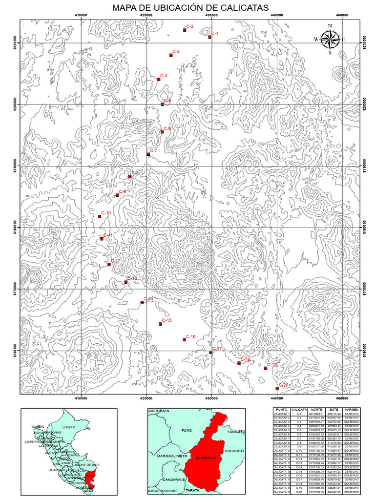 Mapa de Ubicacion de Cal | PDF | Perú