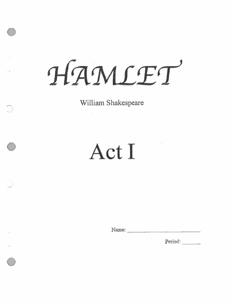 Hamlet Full Text | PDF