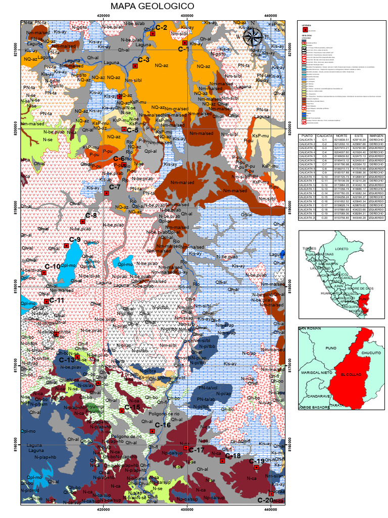 Mapa Geo | PDF | Formaciones terrestres volcánicas | Vulcanología