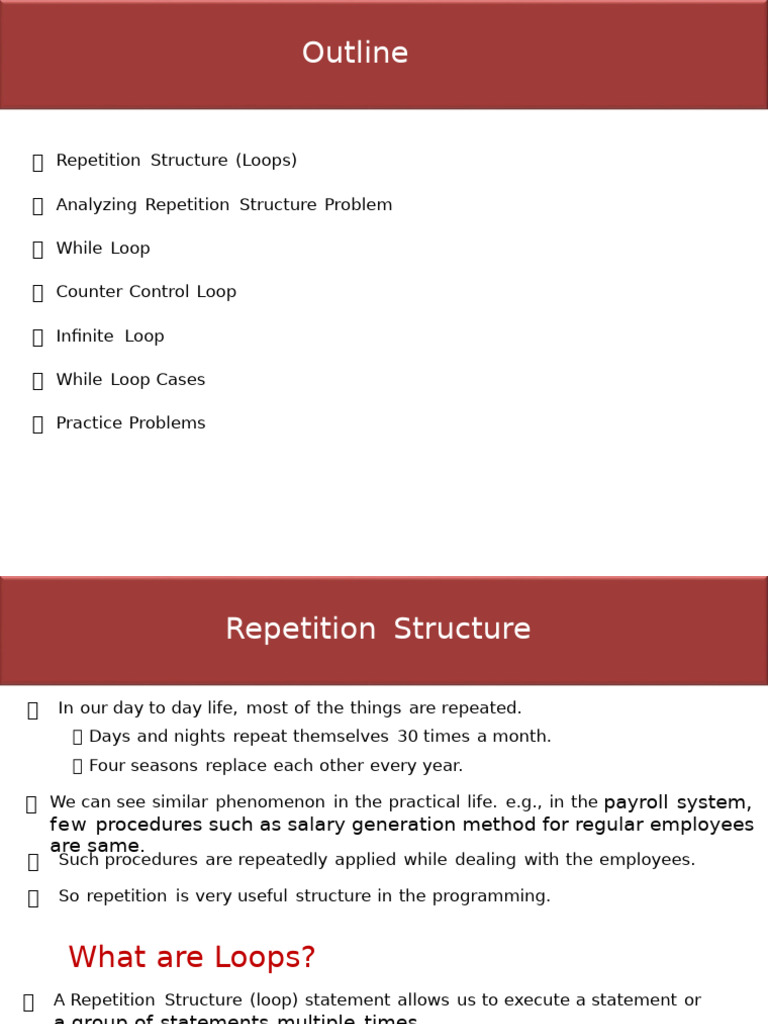Lecture 6 1 Pdf Computer Programming Control Flow 