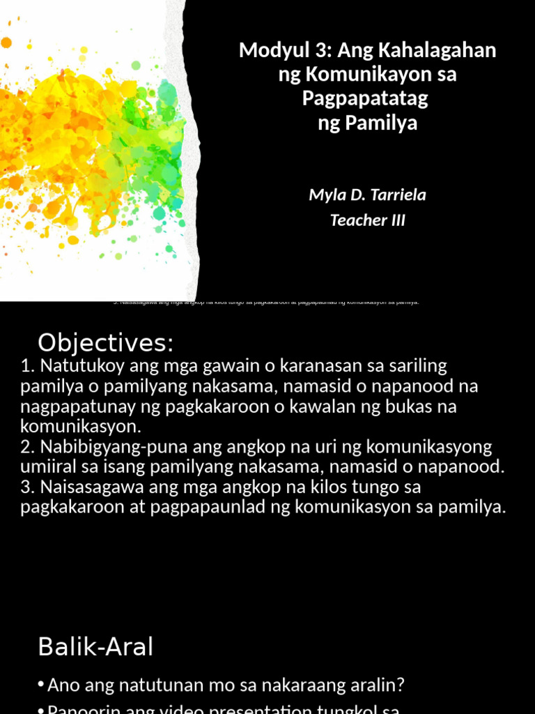 Qtr1 Modyul 3 Week5 Part2 | PDF