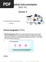 Lecture 5 EMG Power Point | PDF | Electromyography | Amplifier