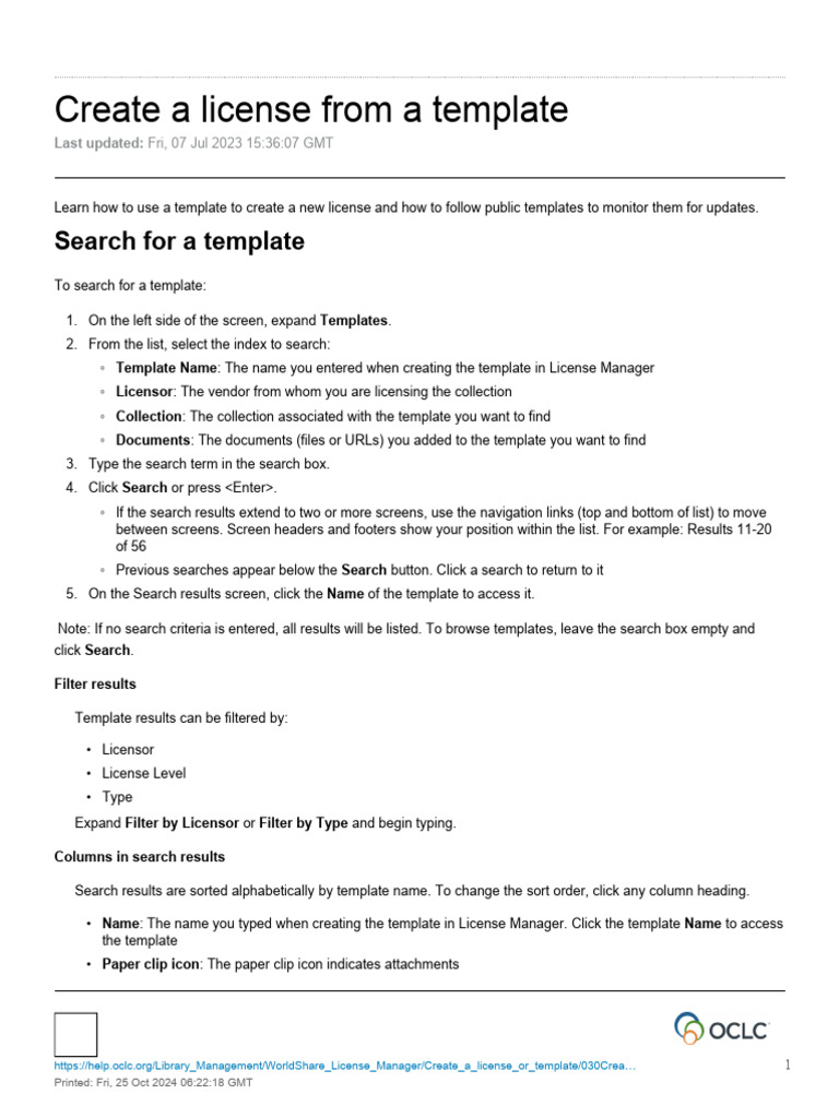 Create A License From A Template | PDF | License | Computing