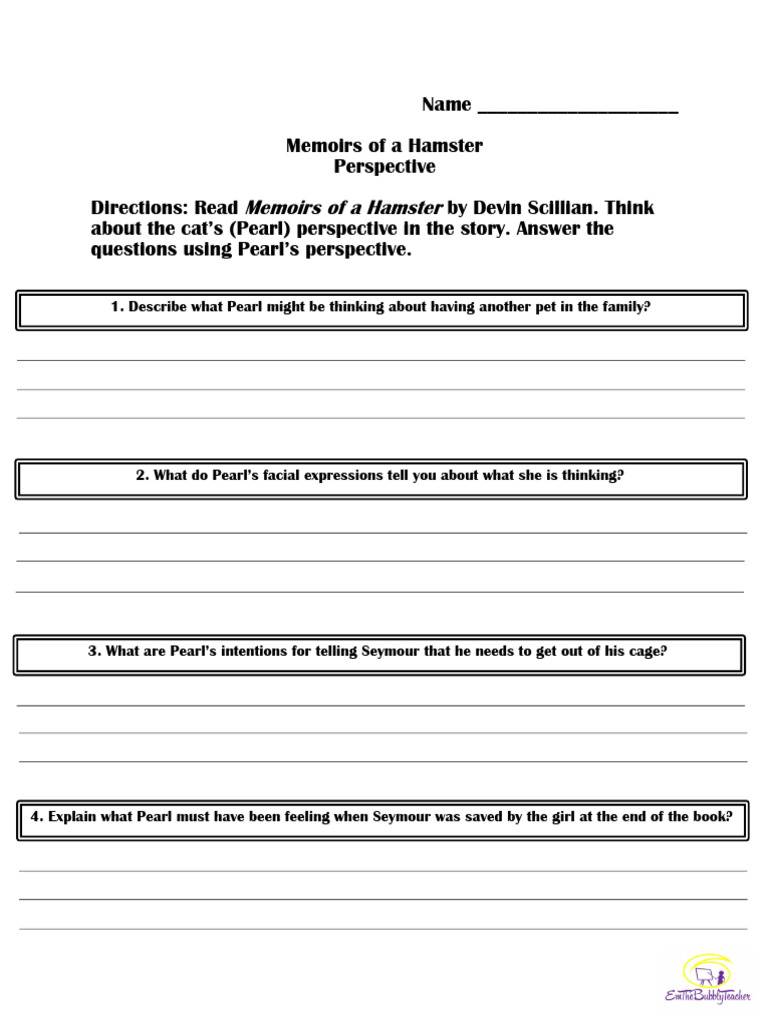 Memoirs of A Hamster | PDF