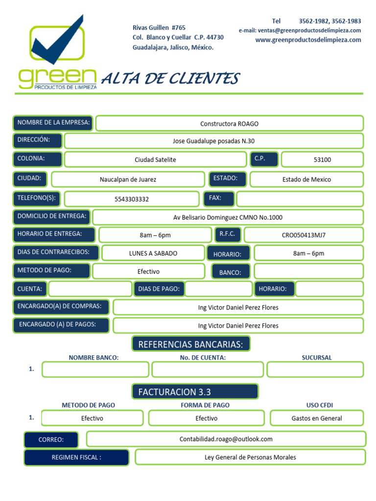 Alta de Cliente | PDF