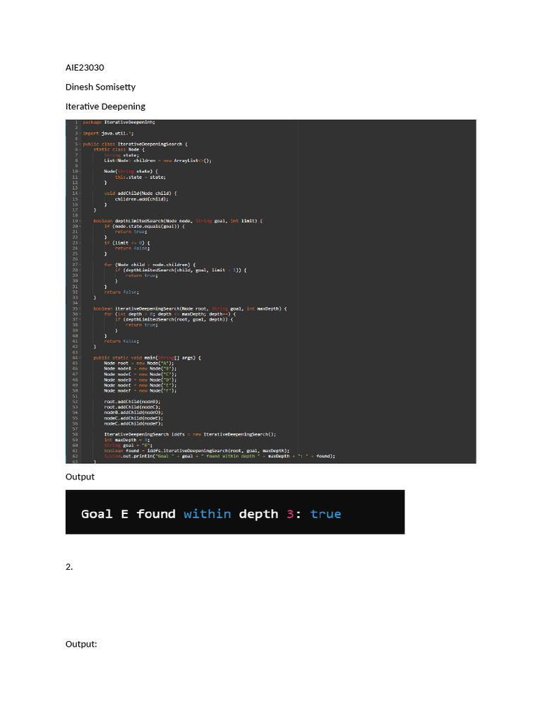 Iterative Deepening | PDF