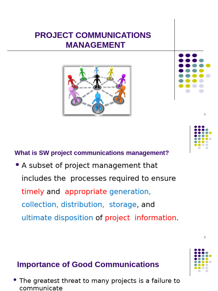 Lecture 10 Project Communication & Risk MGT | PDF | Risk | Risk Management