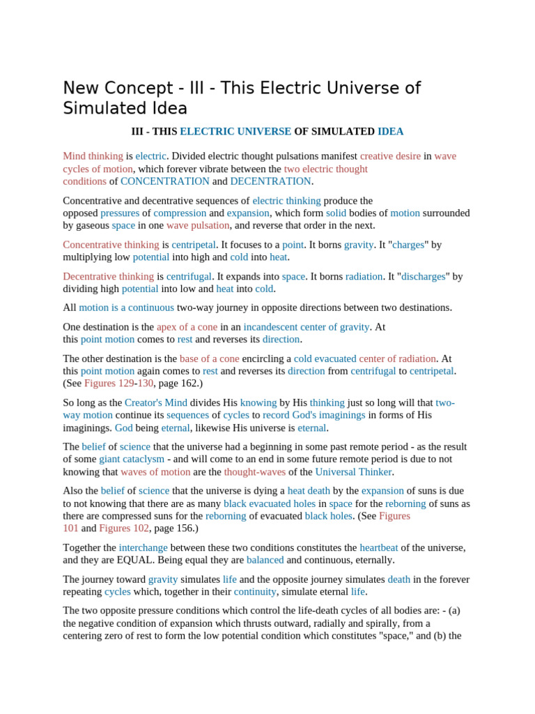 New Concept | PDF | Universe | Thought