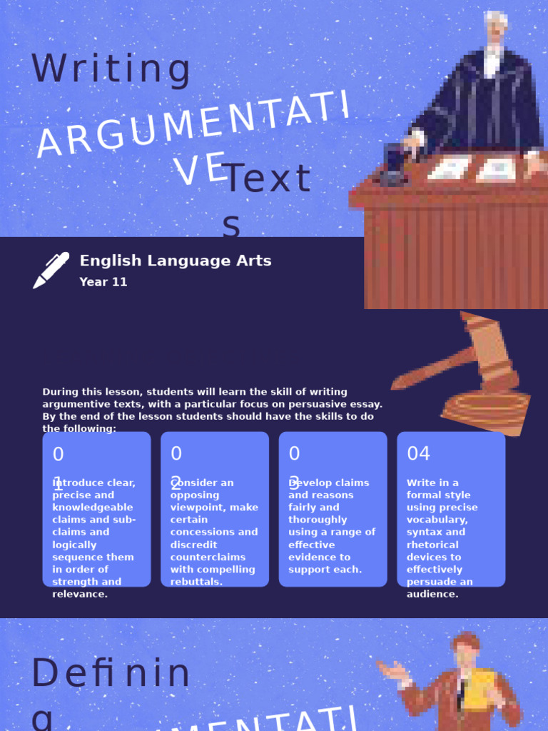 Argumentative Texts | PDF | Essays | Rhetoric