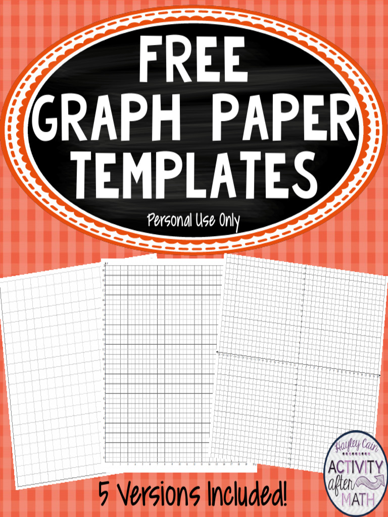 Free Graph Paper Templates: 5 Versions Included! | PDF | Copyright Law ...