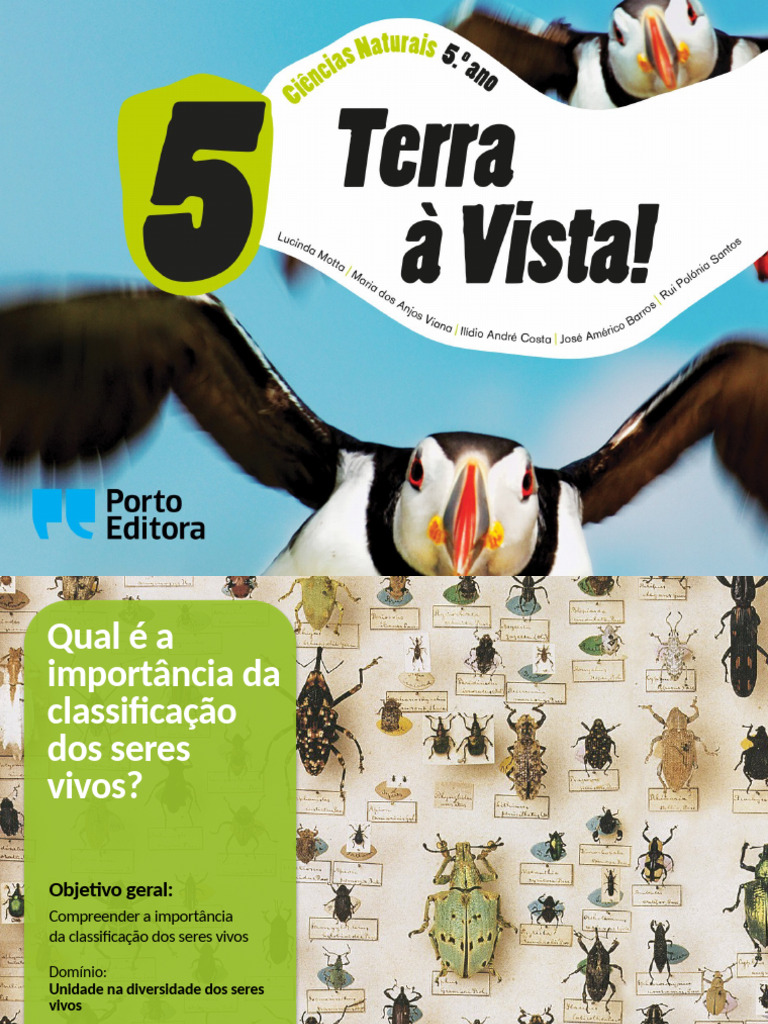 tv5 Em2 Objetivo Geral 16 | PDF | Taxonomia (Biologia) | Organismos