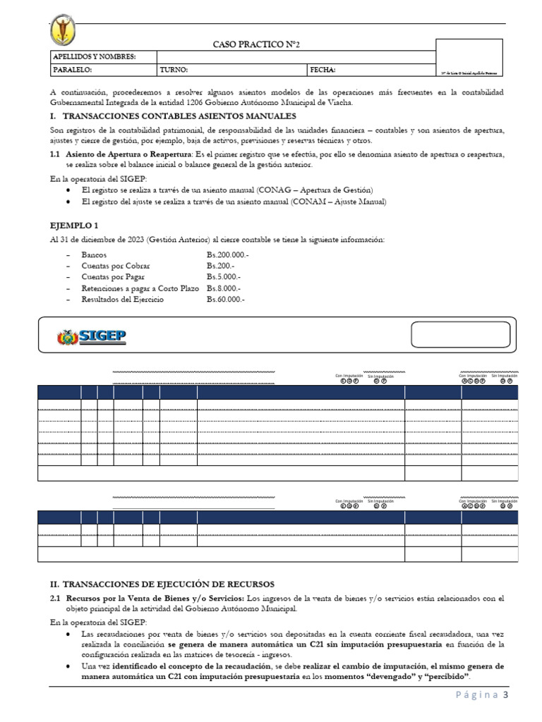 CASO PRACTICO N°2 | PDF | Contabilidad | Impuestos