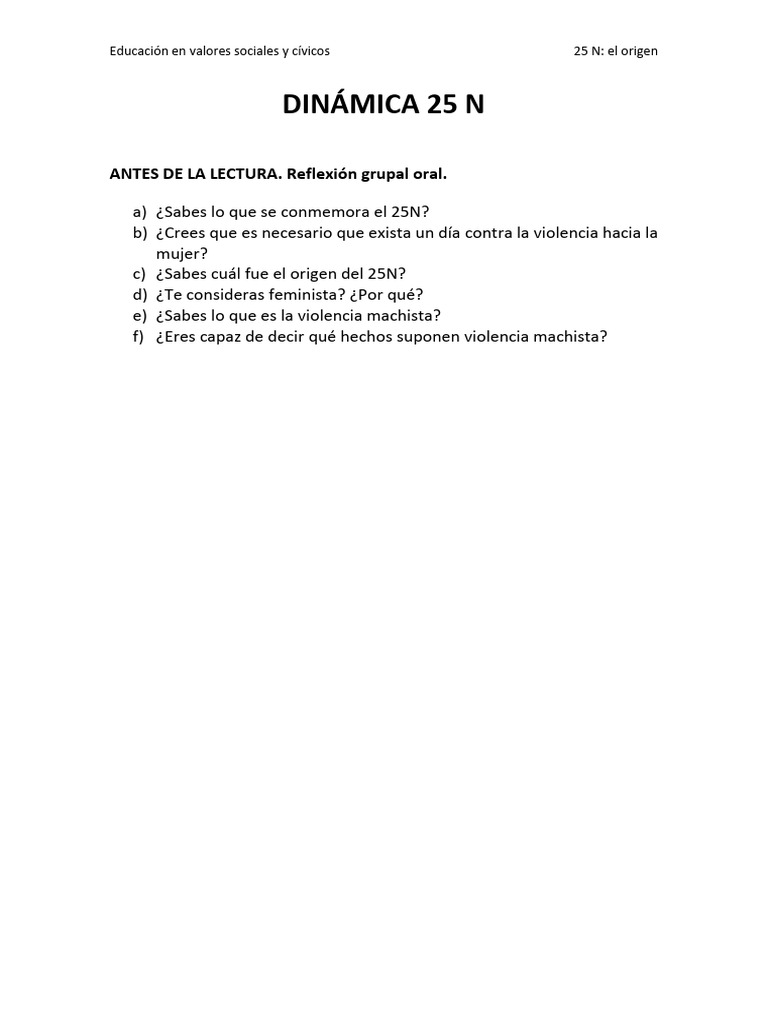 Sesión7 25N | PDF | Ciencias sociales