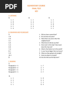 Grade 5 Answer Key | PDF