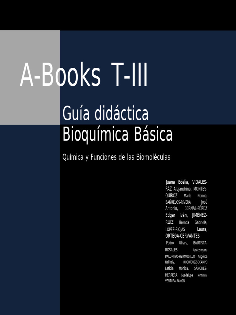 Libro Guia Didactica de Bioquimica Basica | PDF | Carbohidratos ...