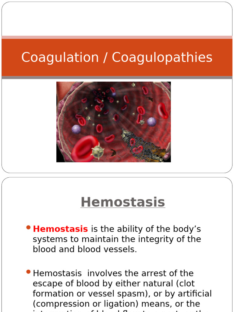 Coagulation | PDF | Coagulation | Platelet