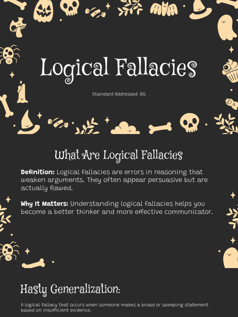 Smith Logical Fallacies | PDF | Fallacy | Logic