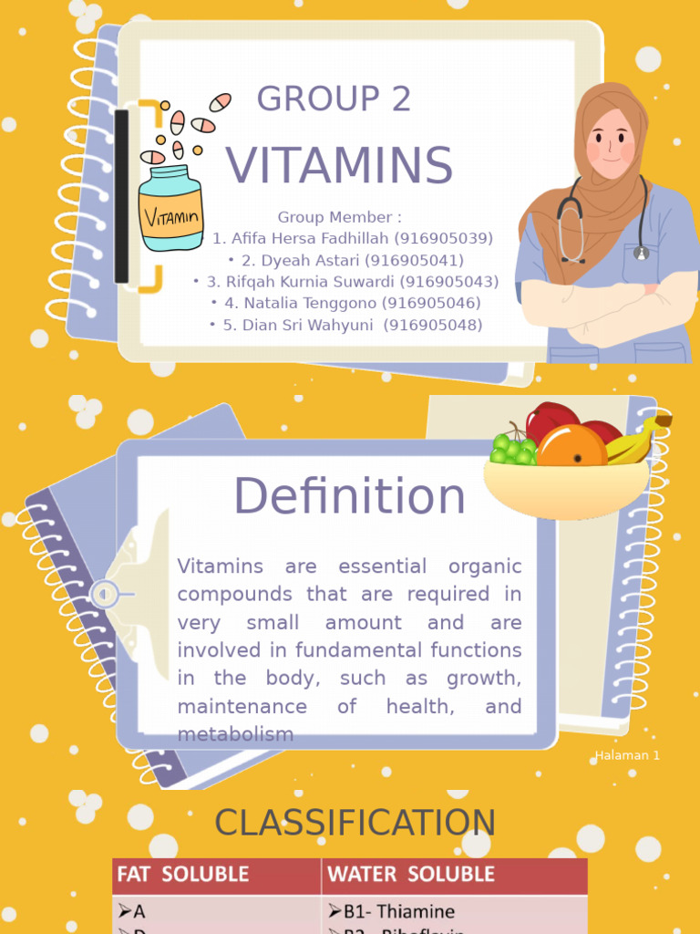 Group 2 , VITAMINS | PDF | Vitamin D | Coagulation