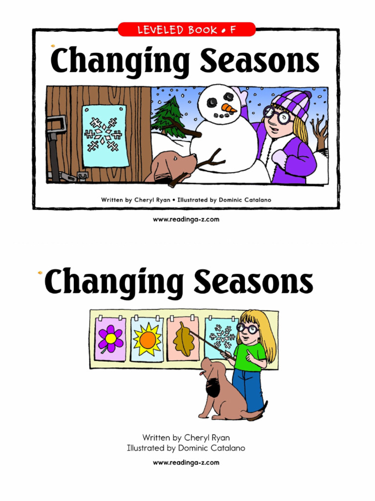 Changing Seasons Pdf