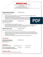 Resume For Lululemon | PDF | Communication | Business
