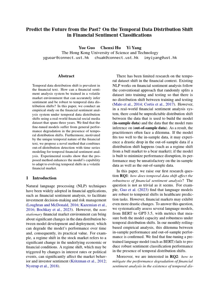 2310.12620 | PDF | Statistical Classification | Time Series