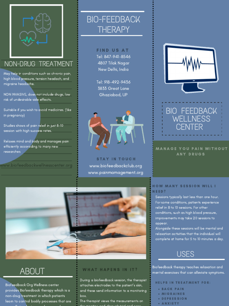 Biofeedback Wellness Center | PDF | Pain | Clinical Medicine
