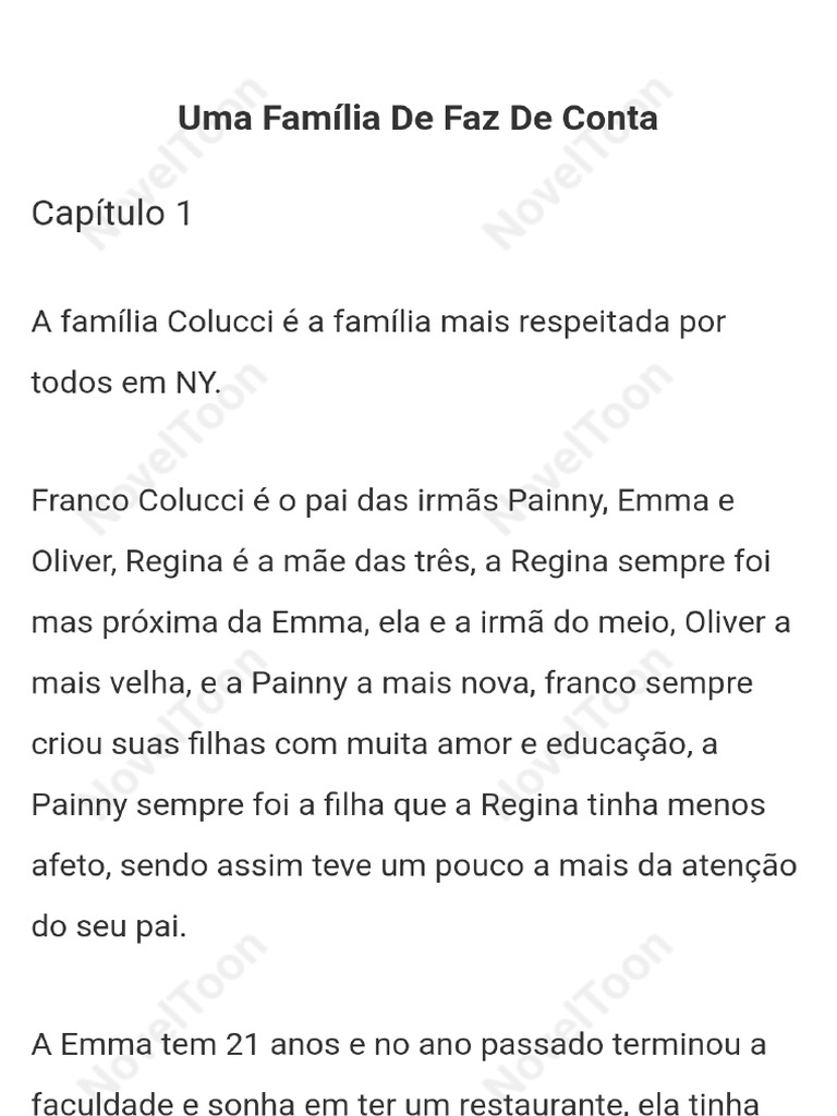 Uma Família de Faz de Conta | PDF