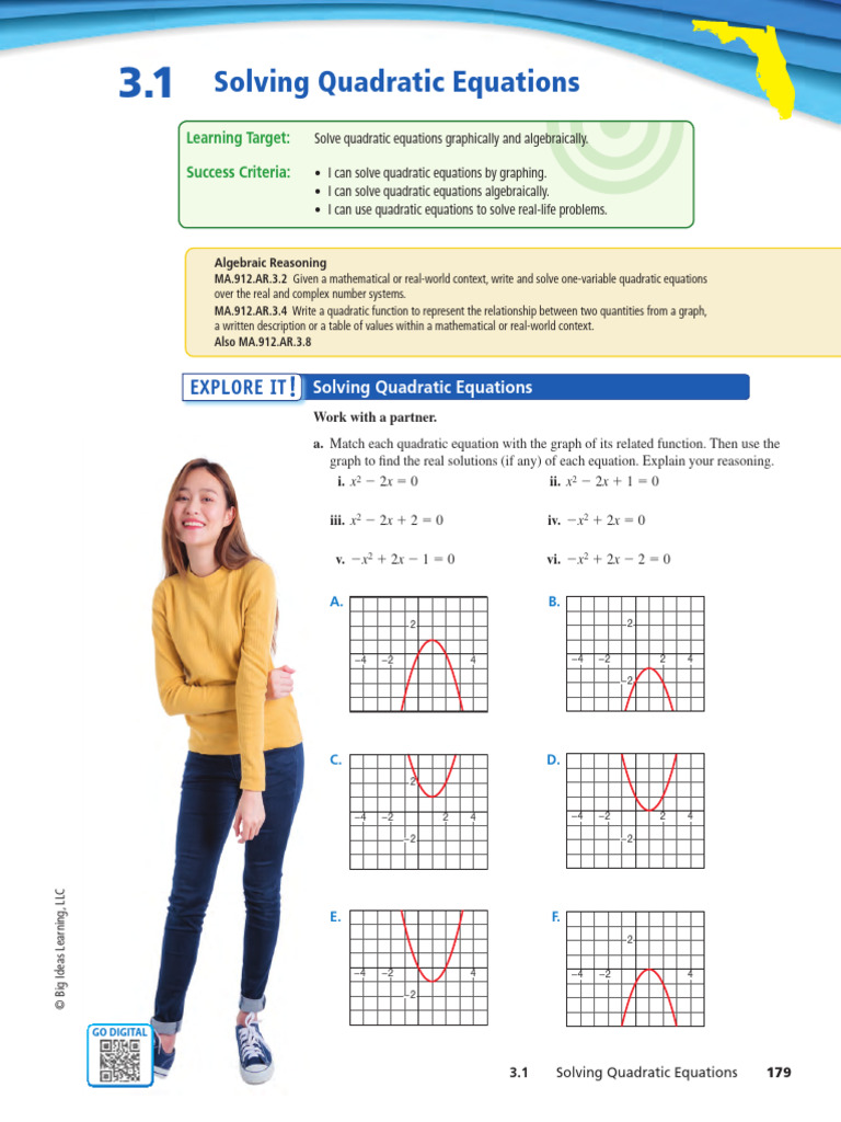 Solving Quadratic Equations Guide | PDF | Quadratic Equation | Equations