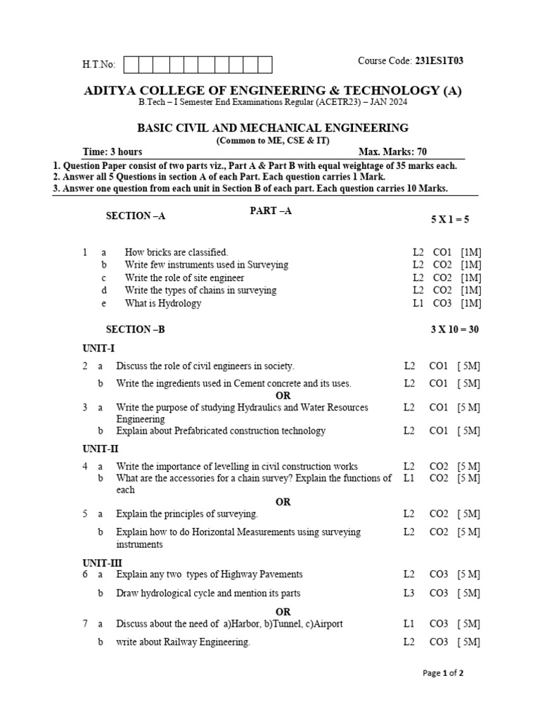BC Me | PDF | Engineering | Mechanical Engineering