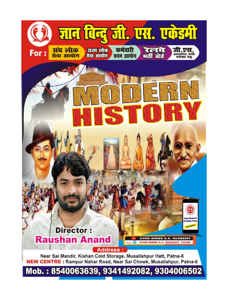 Gyan Bindu Modern History Notes | PDF | Bengal | Colonial India