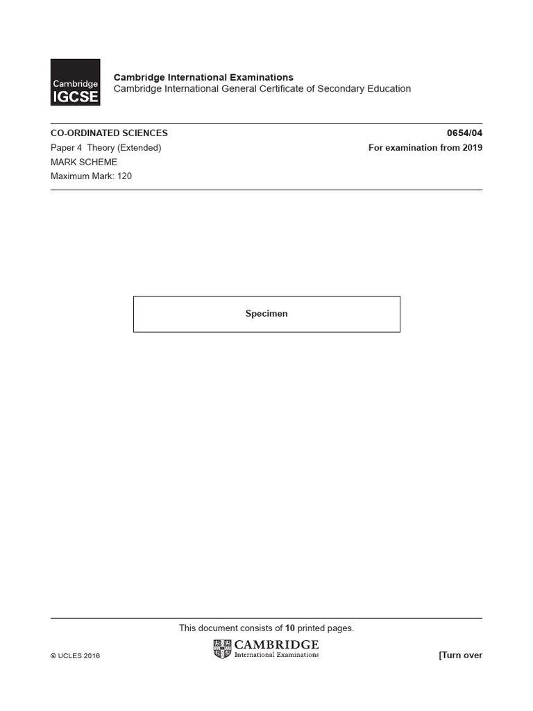 336633-2019-specimen-mark-scheme-4 | PDF | Flowers | Materials