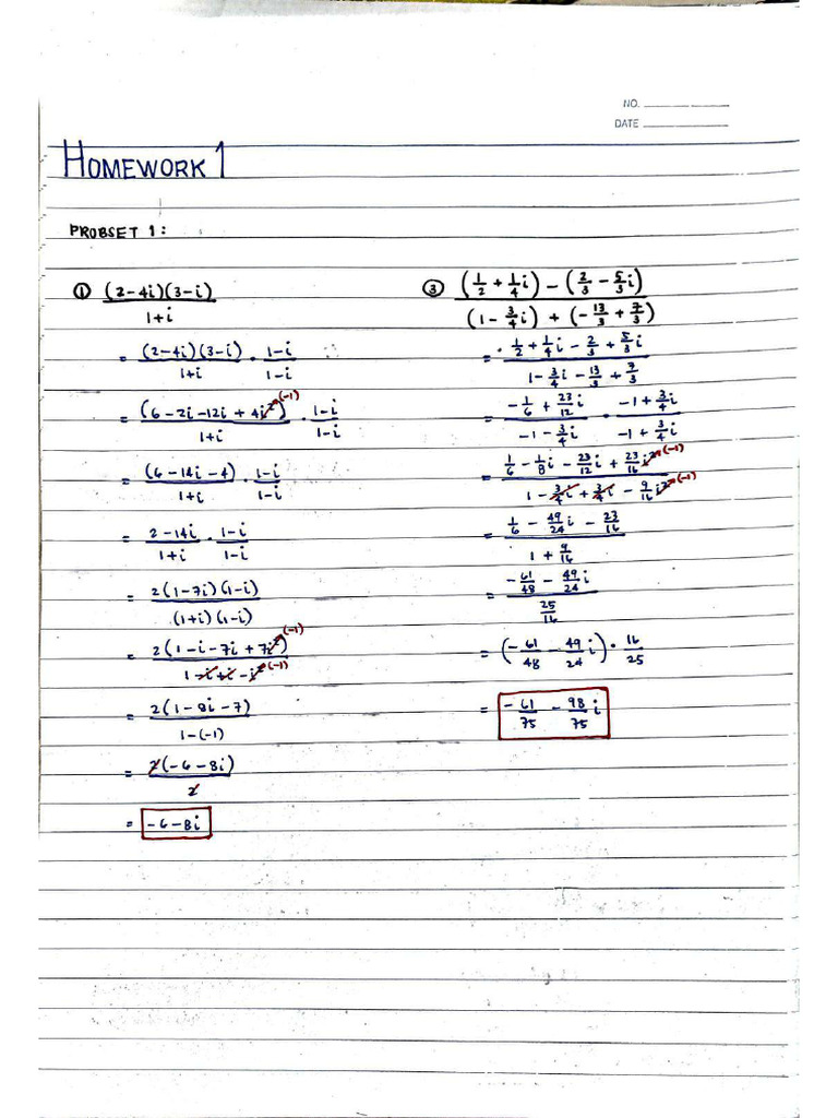 Homework 1 Solution | PDF