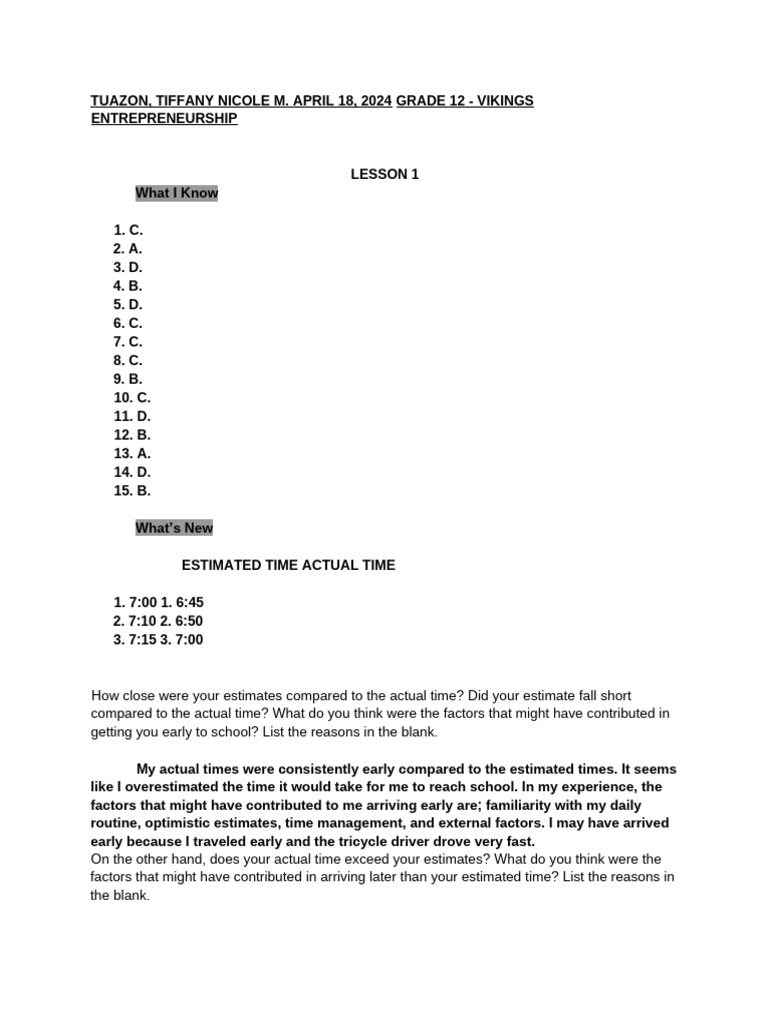 (Mod 7) TUAZON, TIFFANY NICOLE M. | PDF | Prices | Cost Of Goods Sold