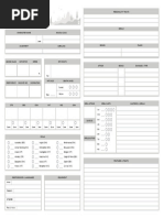 ShadowDark Character Sheet Fillable-1 | PDF