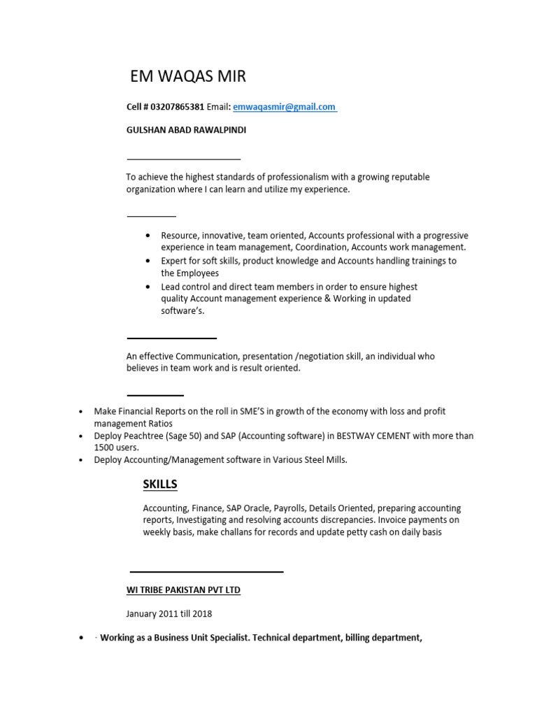 Resume Accountancy | PDF | Balance Sheet | Debits And Credits