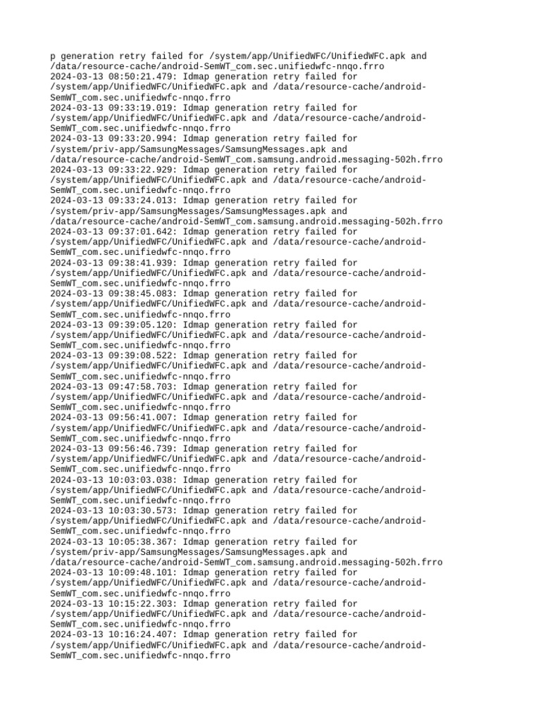 Idmap Generation Retry Failures | PDF | Google | Personal Digital Assistant