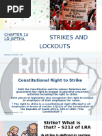 Lecture 10 - Industrial Action (Strikes) | PDF | Strike Action | Labour Law