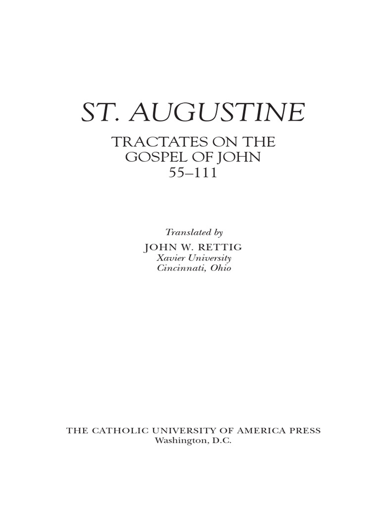 Augustine 1994 | PDF | Jesus | Salvation