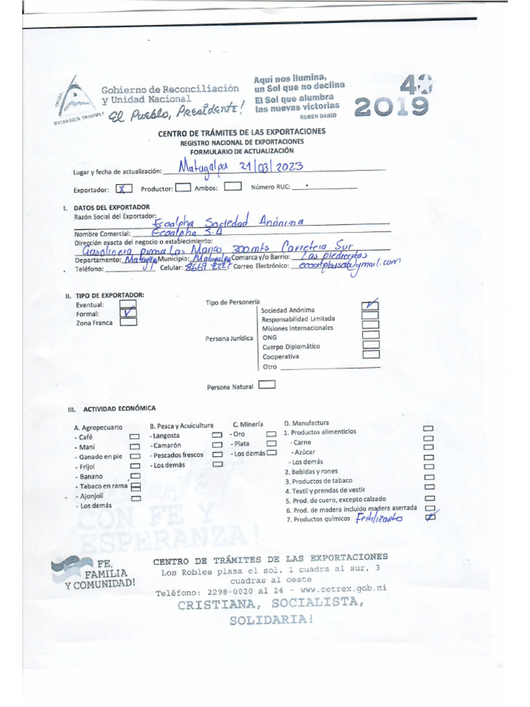 Formato Cetrex | PDF