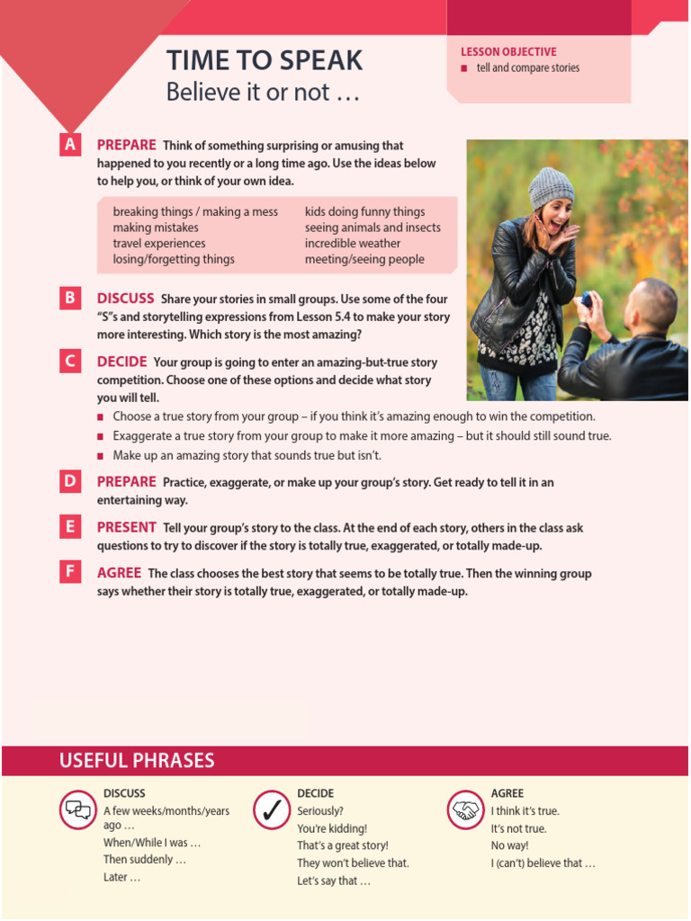 BUS 2.0 Level 3 Lesson Plan 5 Handout 4 | PDF