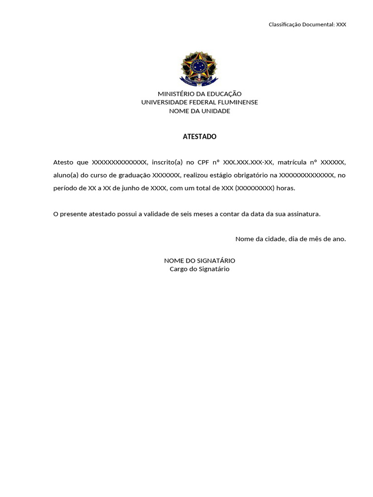 Modelo-editavel-de-Atestado | PDF