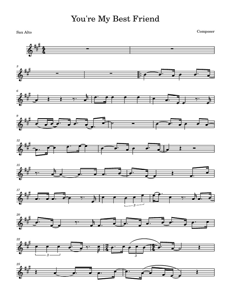 You'Re My Best Friend | PDF