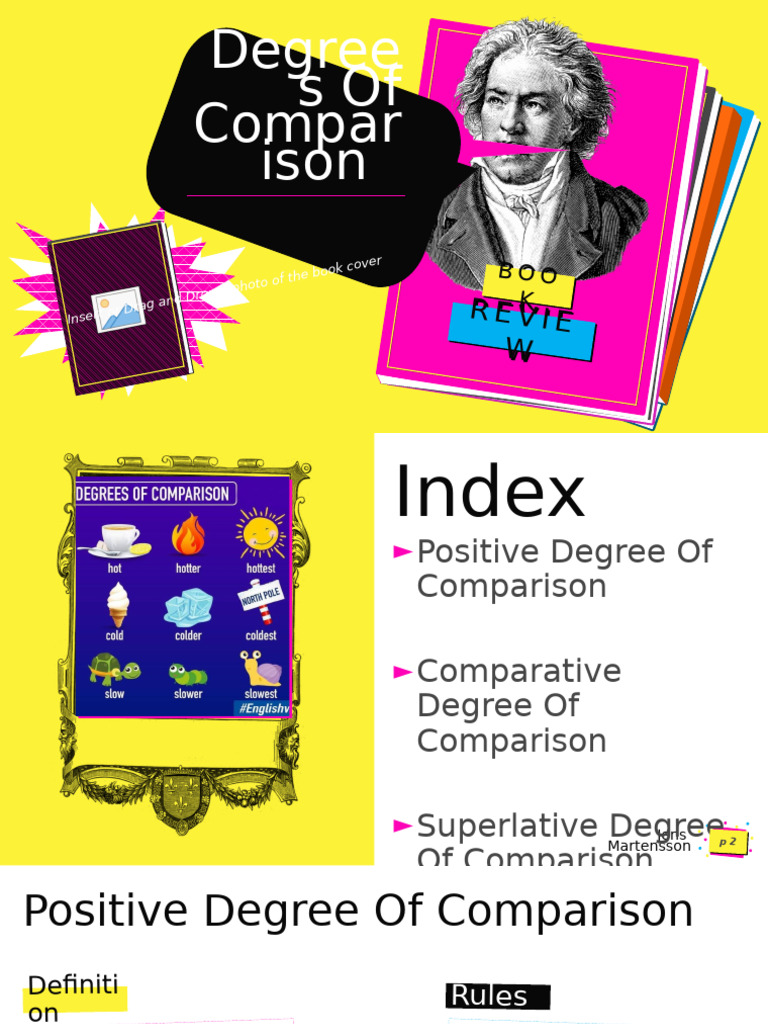 Degrees of Comparison Explained | PDF | Adjective | Language Mechanics
